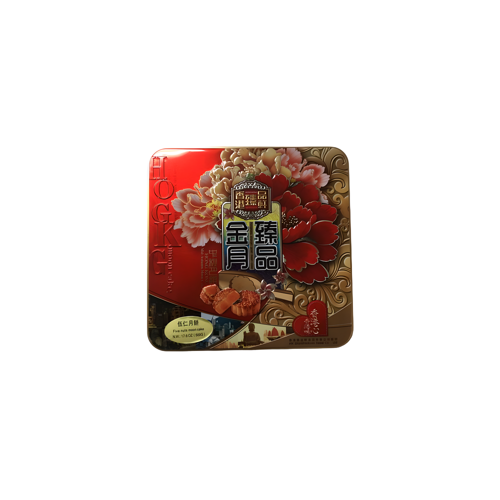 Hong Kong Zhun Pin Xuan Five Nuts Moon Cake – Tiffany Food